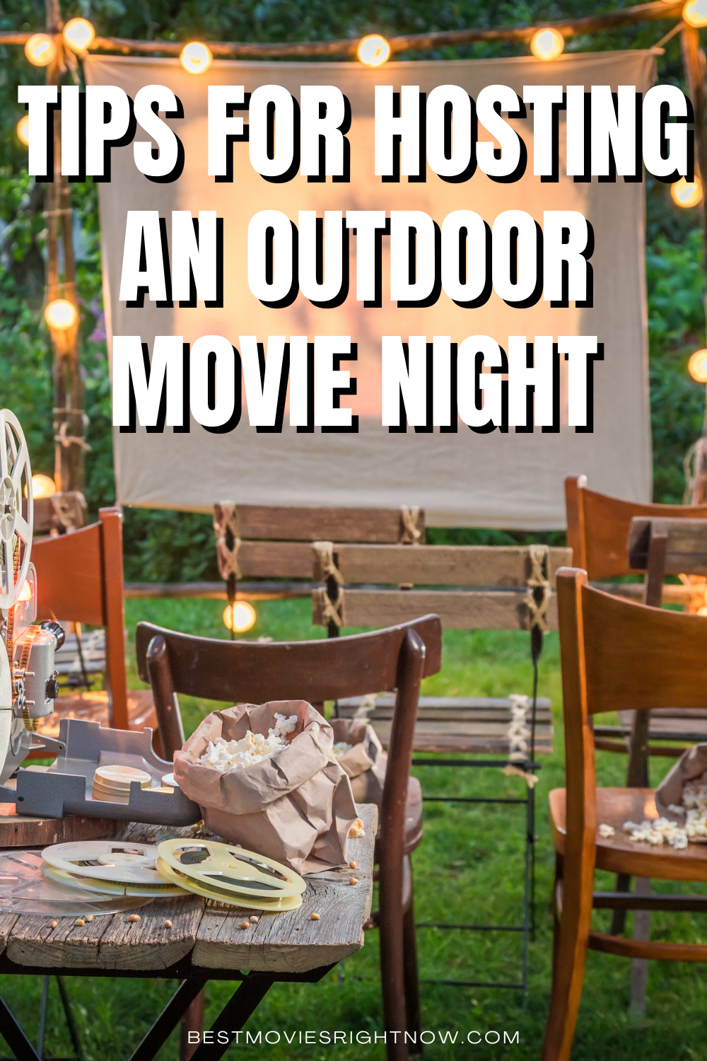 Tips for Hosting an Outdoor Movie Night
