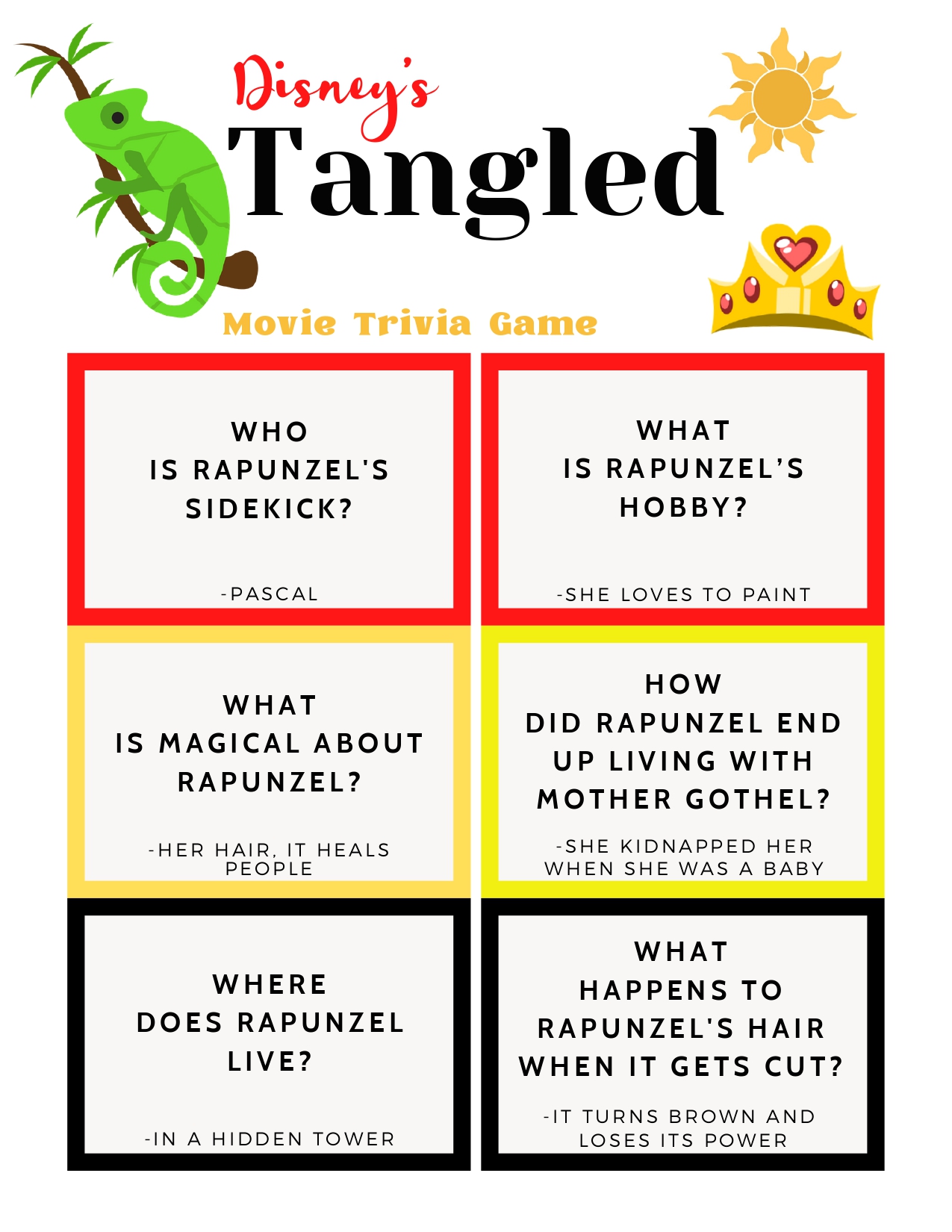 Disney Trivia: Tangled - What to Watch Guide