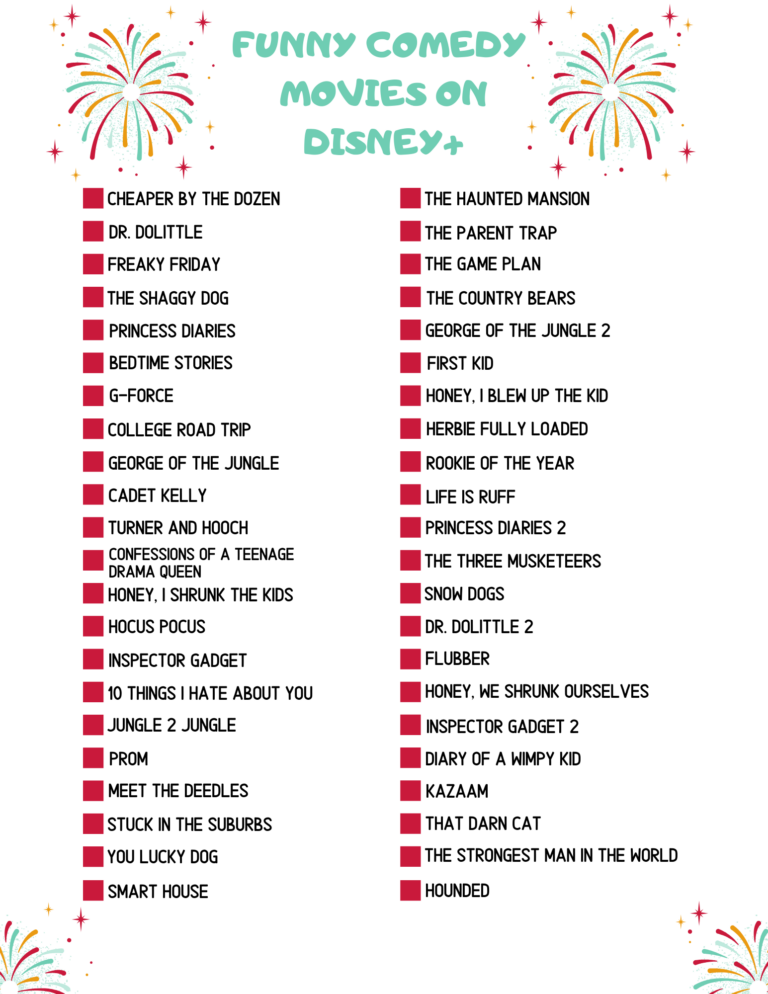 Funny Comedy Movies on Disney+ - What to Watch Guide