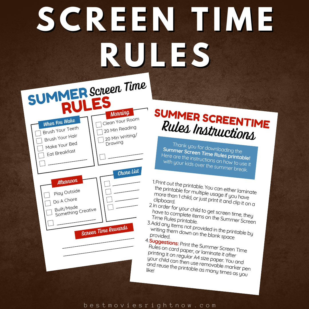 Screen Time Rules - What to Watch Guide