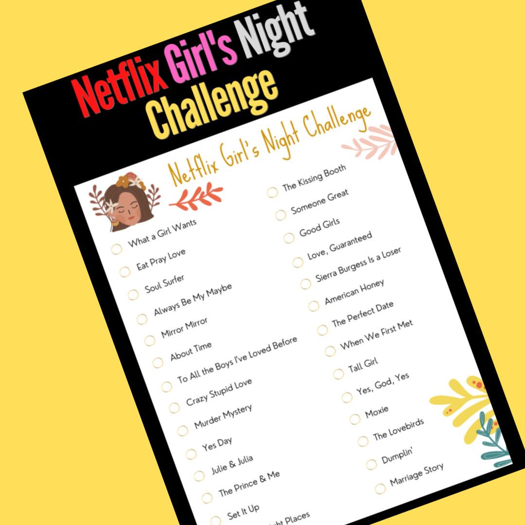 Netflix Girl's Night Challenge - What to Watch Guide