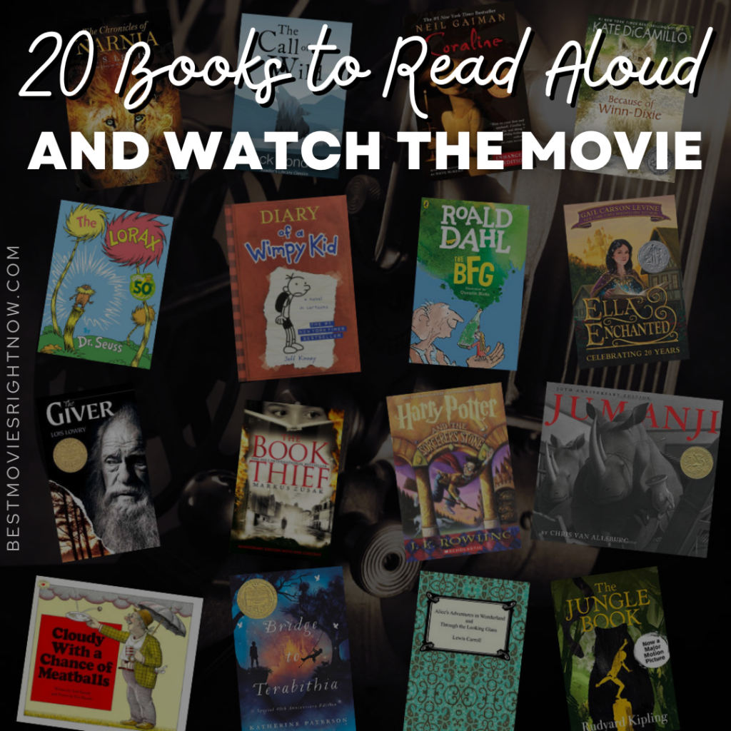 20 Books to Read Aloud and Watch the Movie - What to Watch Guide