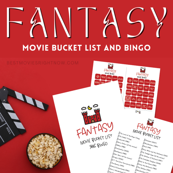 Fantasy Movie Bucket List and Bingo - What to Watch Guide