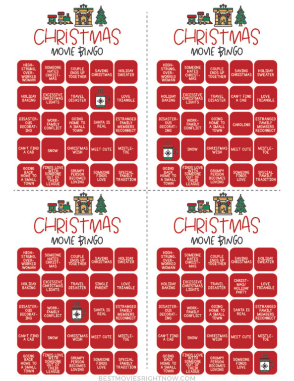 Christmas Movies Bucket List & Bingo - What to Watch Guide