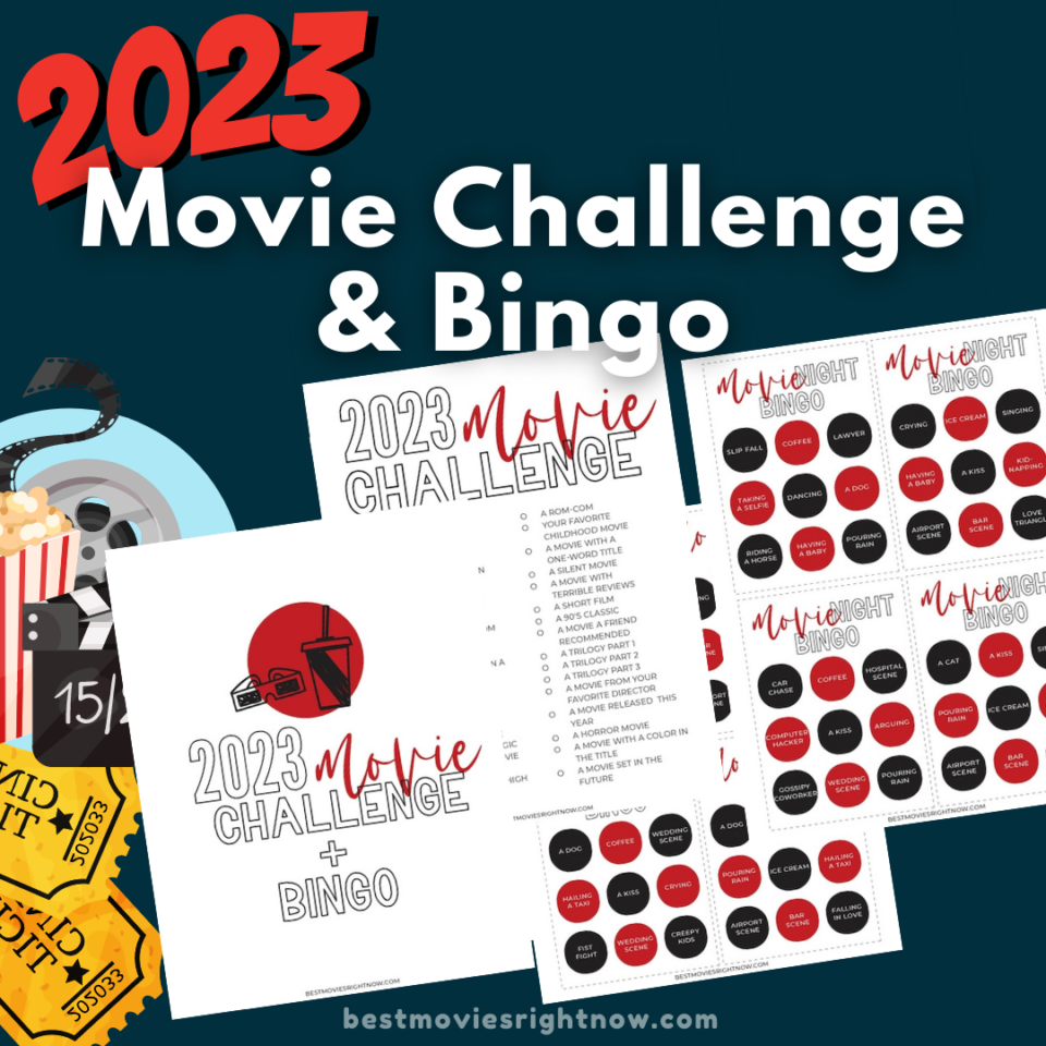2023 Movie Challenge & Bingo - What to Watch Guide