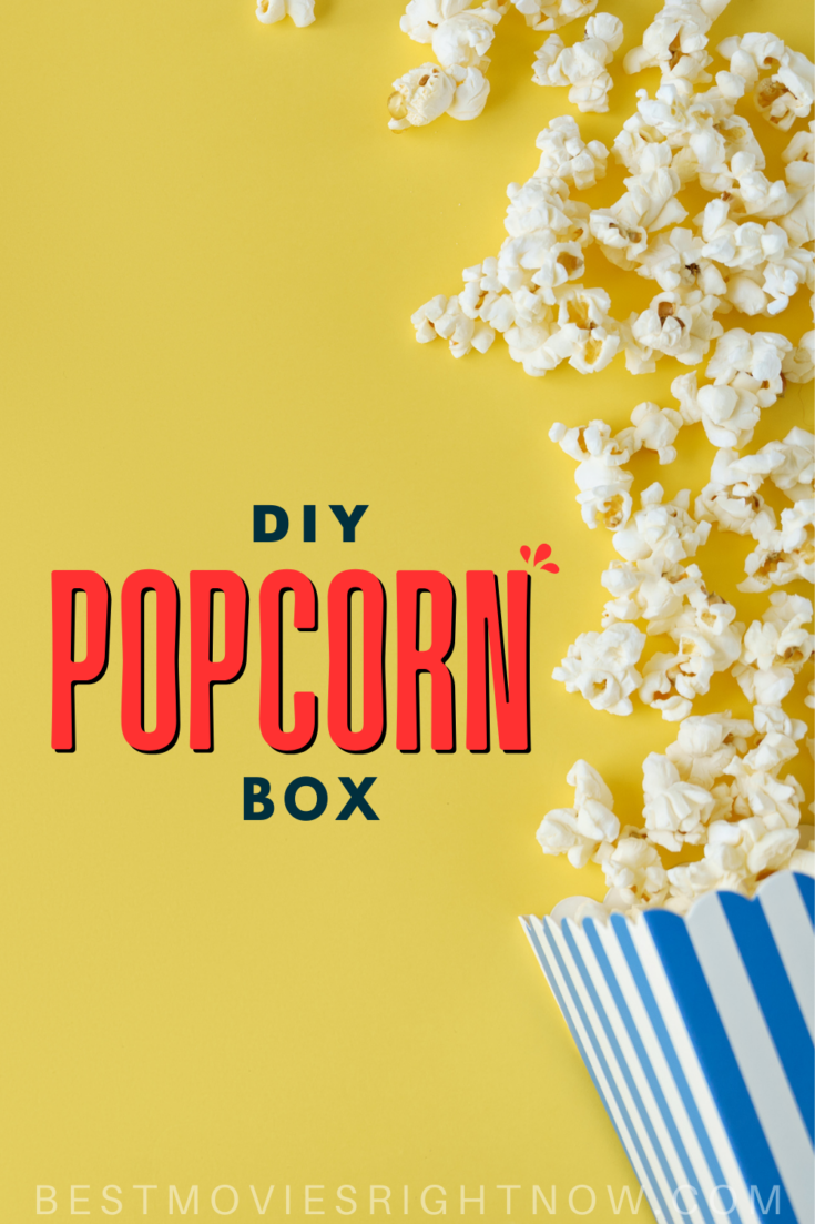 DIY Popcorn Box - What to Watch Guide