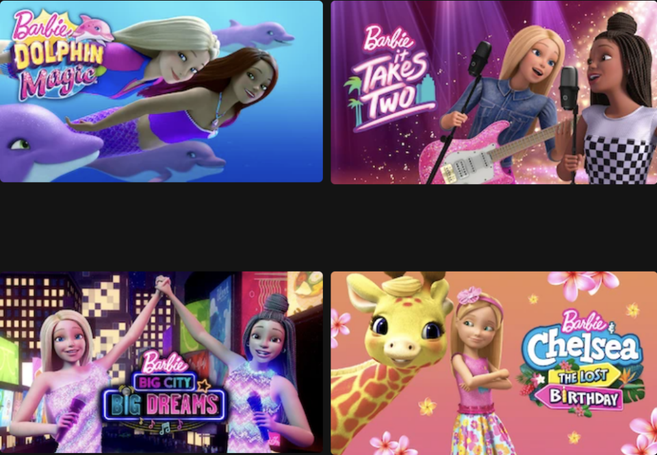 A Full List of All of the Barbie Movies - What to Watch Guide