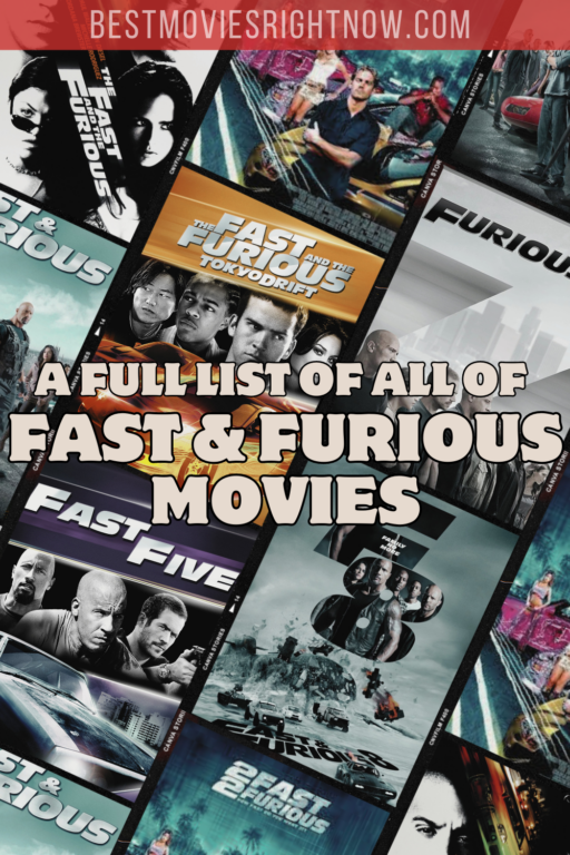 A Full List of all of the Fast & Furious Movies - What to Watch Guide