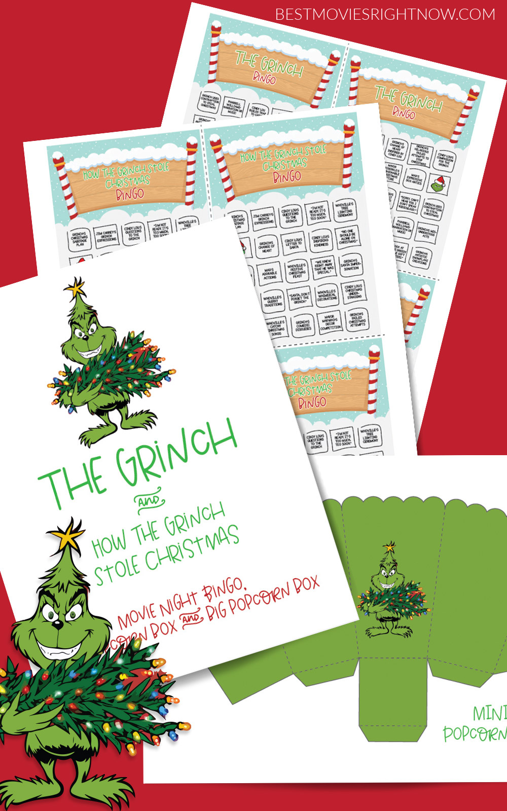 Grinch Bingo - What to Watch Guide