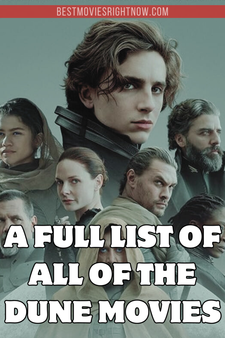 A Full List of All of the Dune Movies - What to Watch Guide